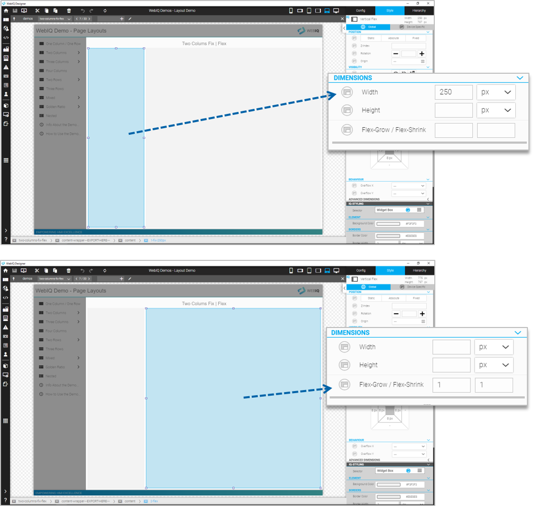 Keep Flexible: Create Dynamic Layouts - Web IQ Web HMI by Smart HMI